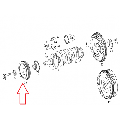 GEZİCİ OTOMOTİV - A2046900307 2046900307 MERCEDES W204 SAĞ ALT MUHAFAZA ...